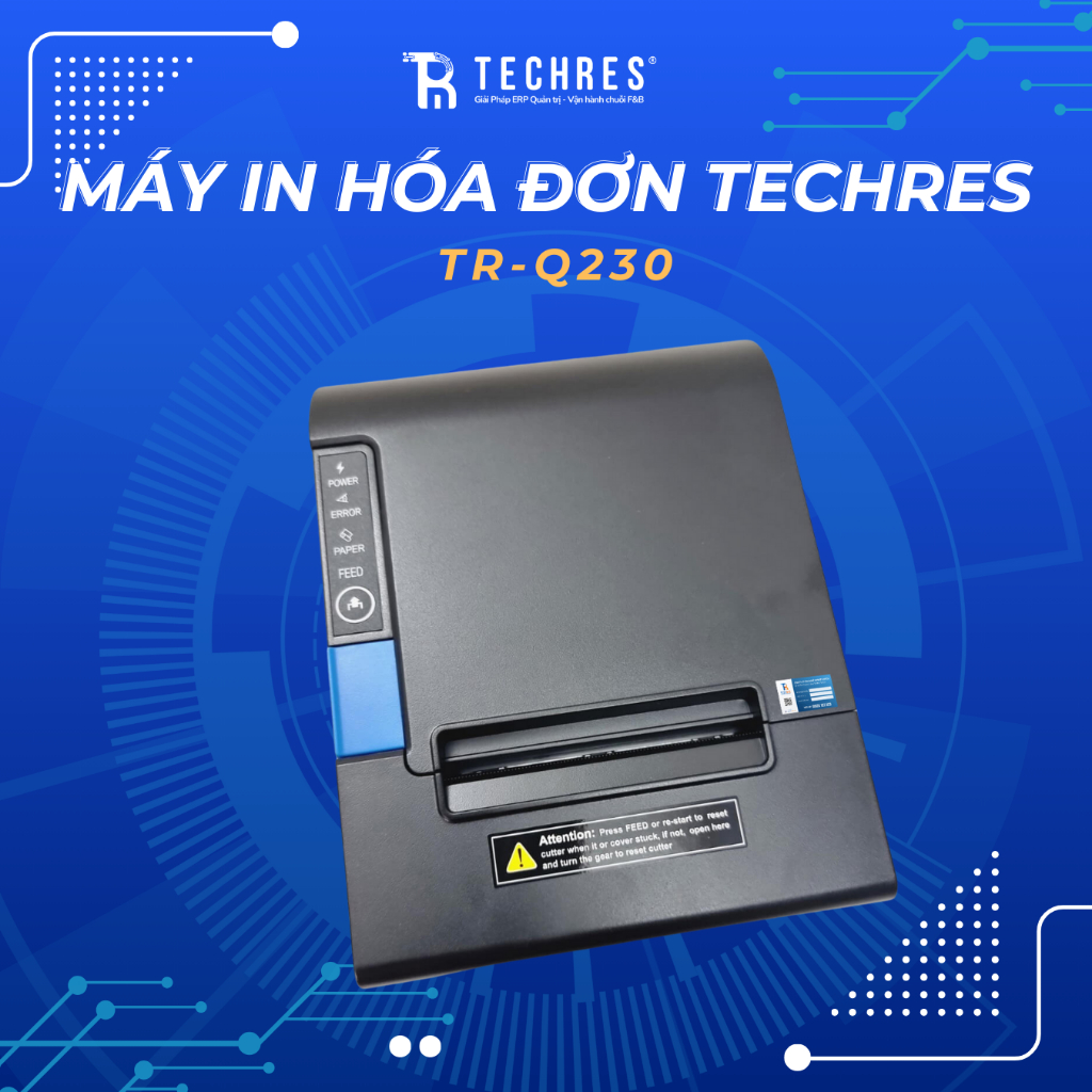 MÁY IN HÓA ĐƠN TECHRES TR-Q230 | Shopee Việt Nam