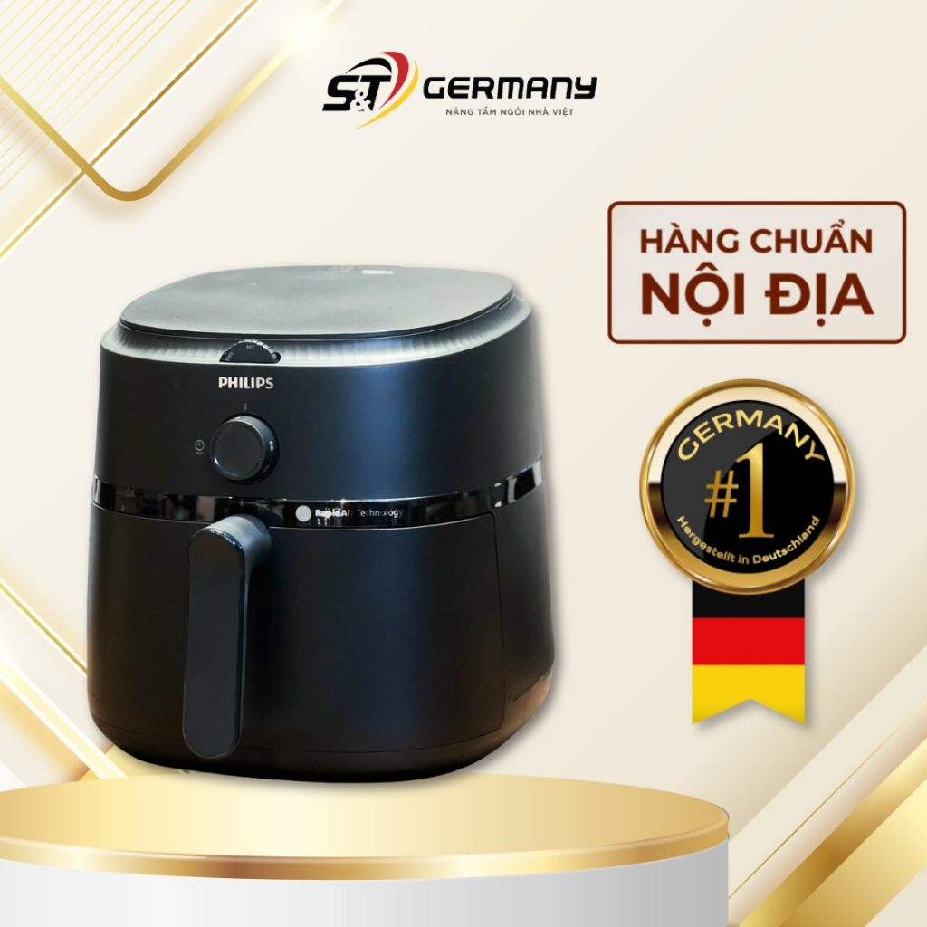 HCM Nồi chiên không dầu Philips NA130/00 dung tích 6.2L Airfryer 12 ...