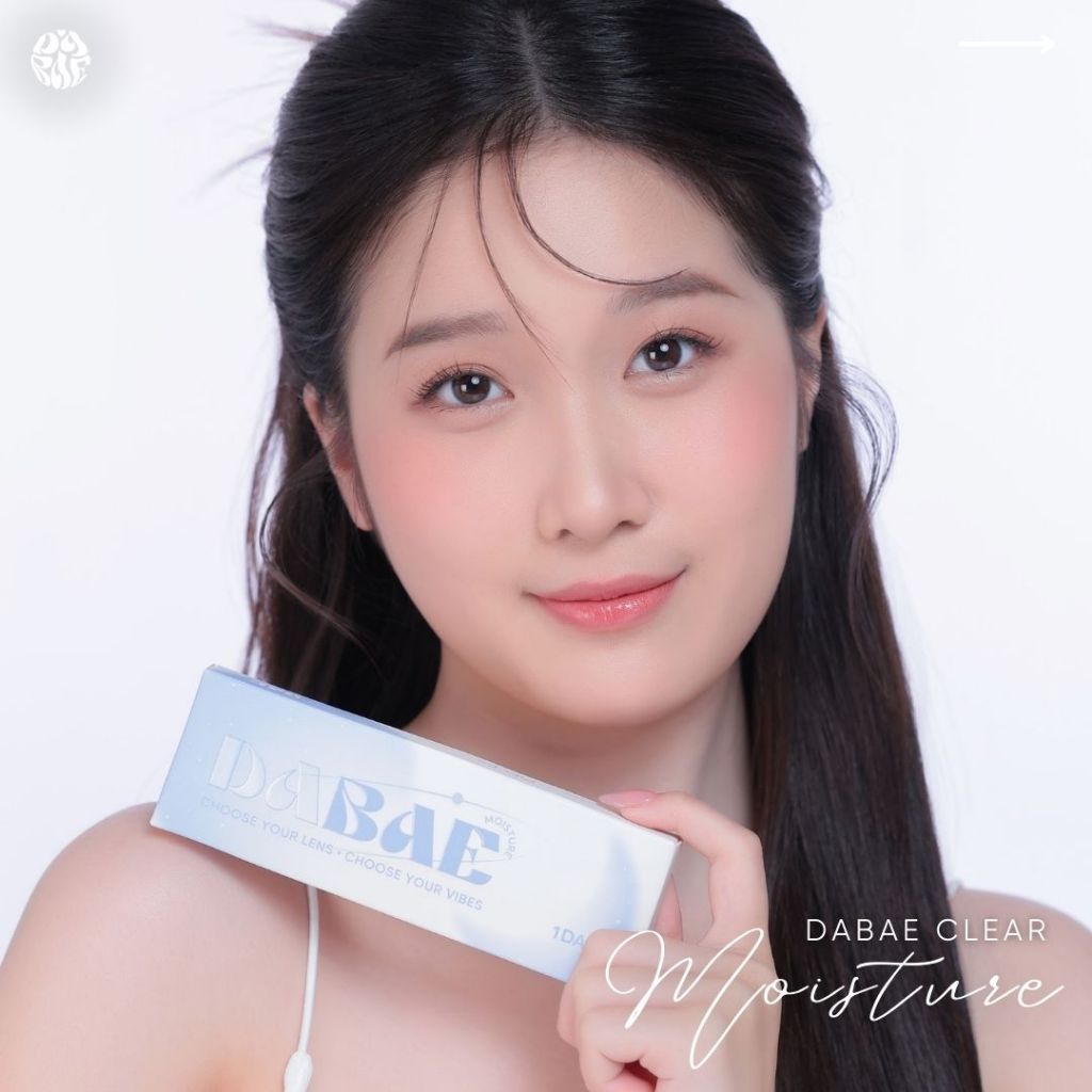 Hộp 5 đôi lens trong suốt 1 ngày kính áp tròng không màu hãng DABAE ...