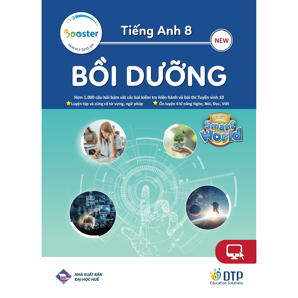 Sách - DTPbooks - Bồi dưỡng Tiếng Anh 8 i-Learn Smart World | Shopee Việt Nam