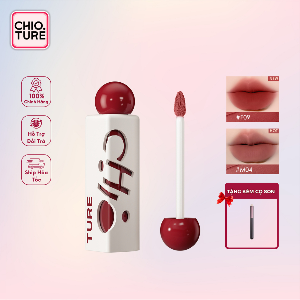 Son Tam Giác Chio Ture Son Kem Lì Mềm Mịn Dưỡng Môi Triangle Lip Mud 2 ...