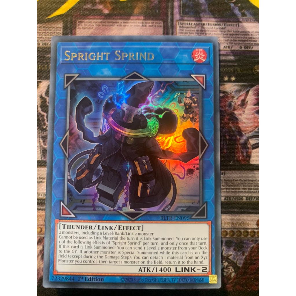 Thẻ bài yugioh Spright Sprind BLTR-en095 | Shopee Việt Nam