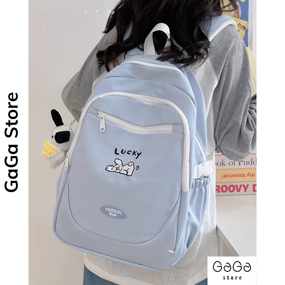 Balo basic thời trang nhiều ngăn nữ sinh cấp 2 cấp 3 B699 gagastore ...