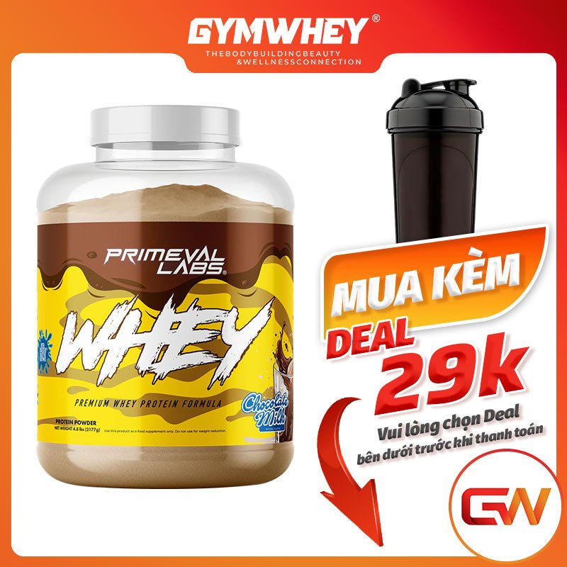 PRIMEVAL LABS WHEY PREMIUM WHEY PROTEIN FORMULA 4.8 LBS tă ng cơ, gi ảm ...