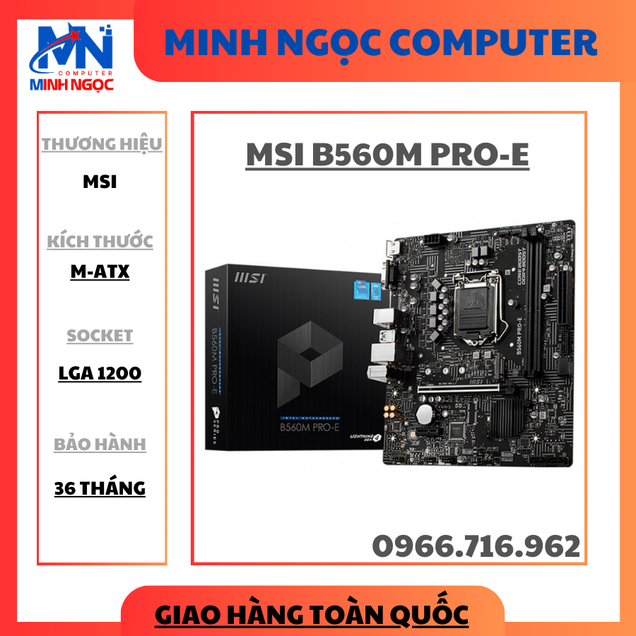 Main MSI B560M PRO-E | Shopee Việt Nam