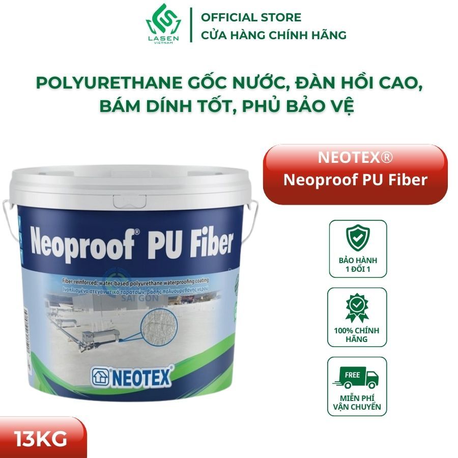 Neoproof PU Fiber | Polyureathane Gốc Nước, Bám Dính Tốt, Đàn Hồi Cao ...