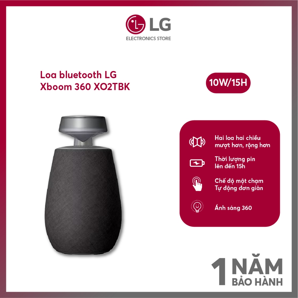 Loa bluetooth LG Xboom 360 XO2TBK | Shopee Việt Nam