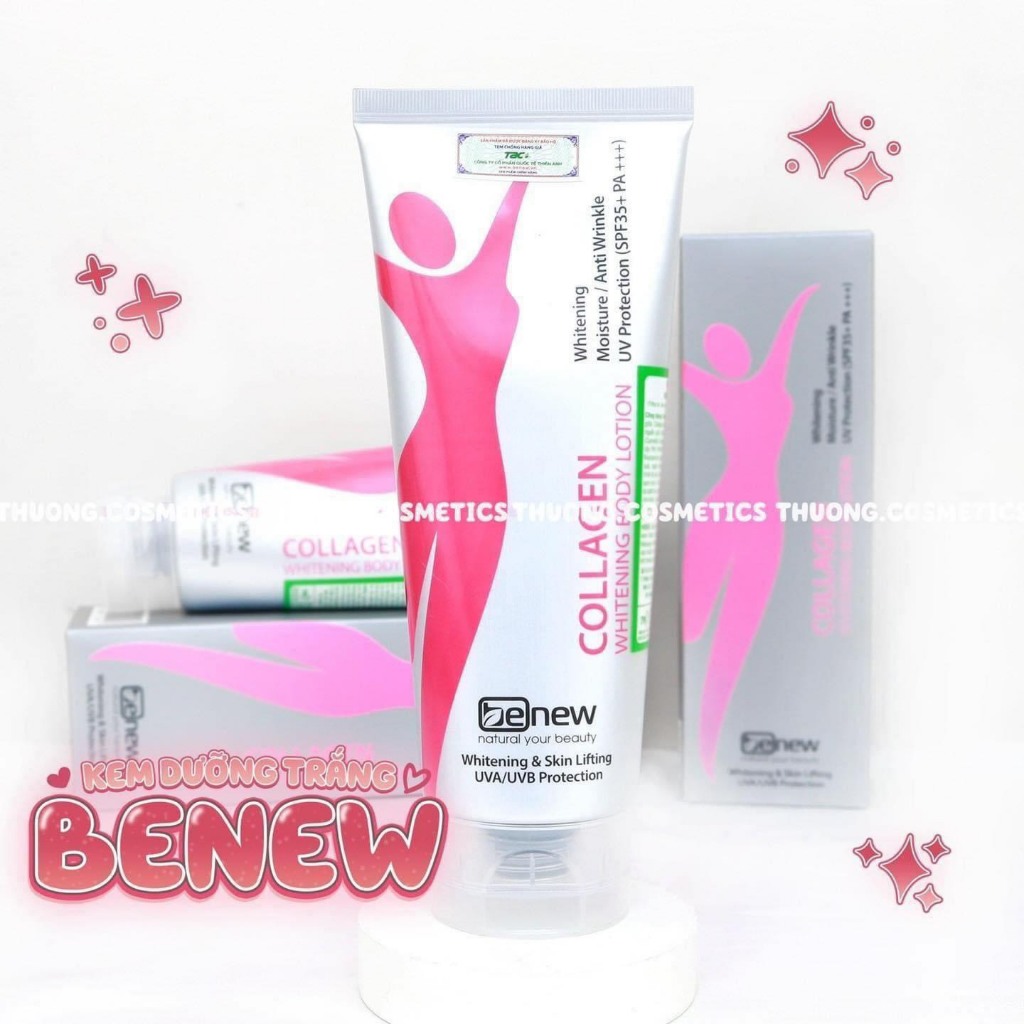 KEM DƯỠNG BODY BENEW COLLAGEN WHITENING 200ml | Shopee Việt Nam