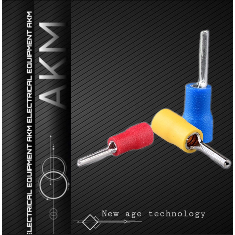 Cos Kim Đặc combo 1000c, Đầu cos pin tròn đặc,đầu cốt kim bấm nối dây điện, cosse pin đặc ...