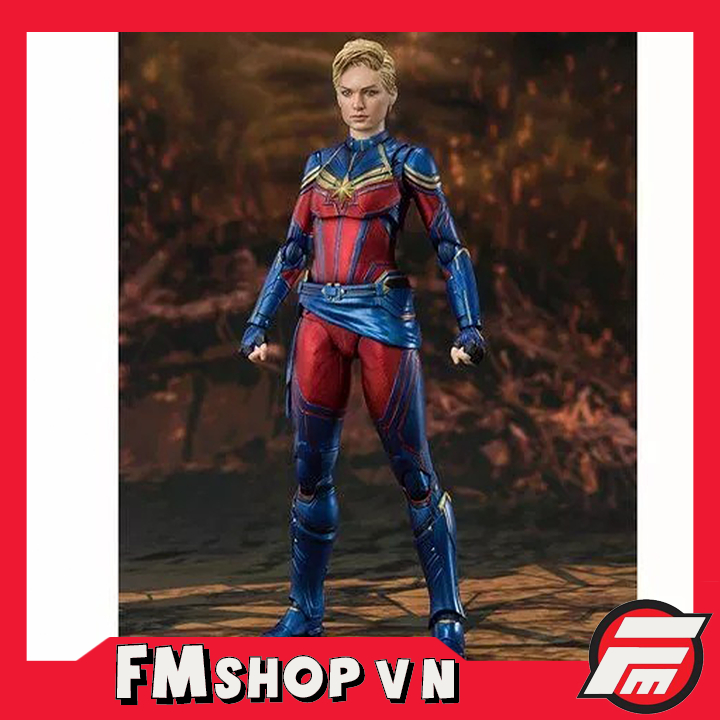 MÔ HÌNH NHÂN VẬT SHF CAPTAIN MARVEL "AVENGERS: END GAME" 2ND | Shopee ...