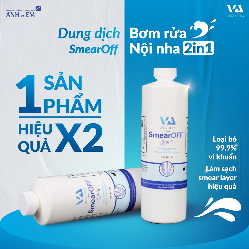 Dung dịch bơm rửa nội nha SmearOff 2in1 | Shopee Việt Nam