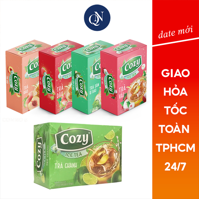 Trà Cozy Ice Tea hòa tan hộp 240g (16 gói x 15g) | Shopee Việt Nam
