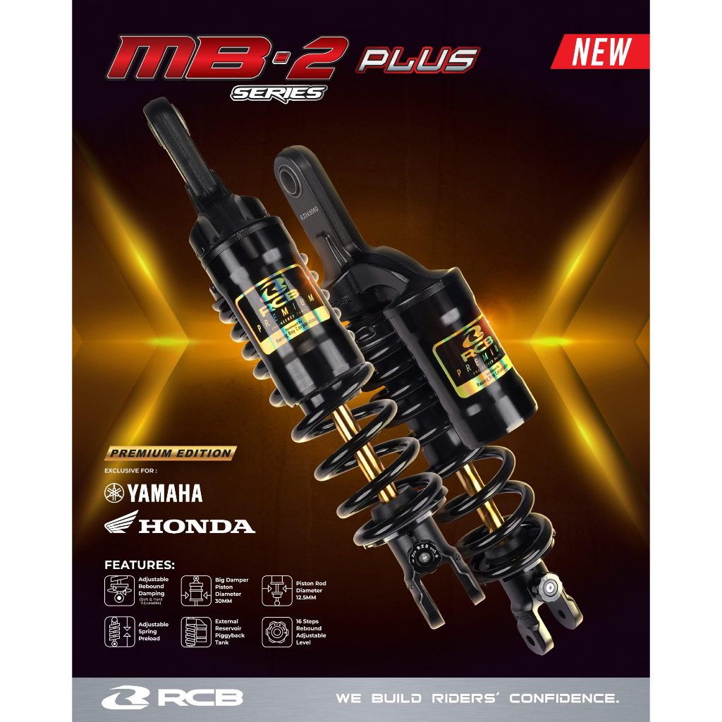 Phuộc sau RCB MB2 - Plus Series dành cho xe AB, Air Blade, PCX các đời ...