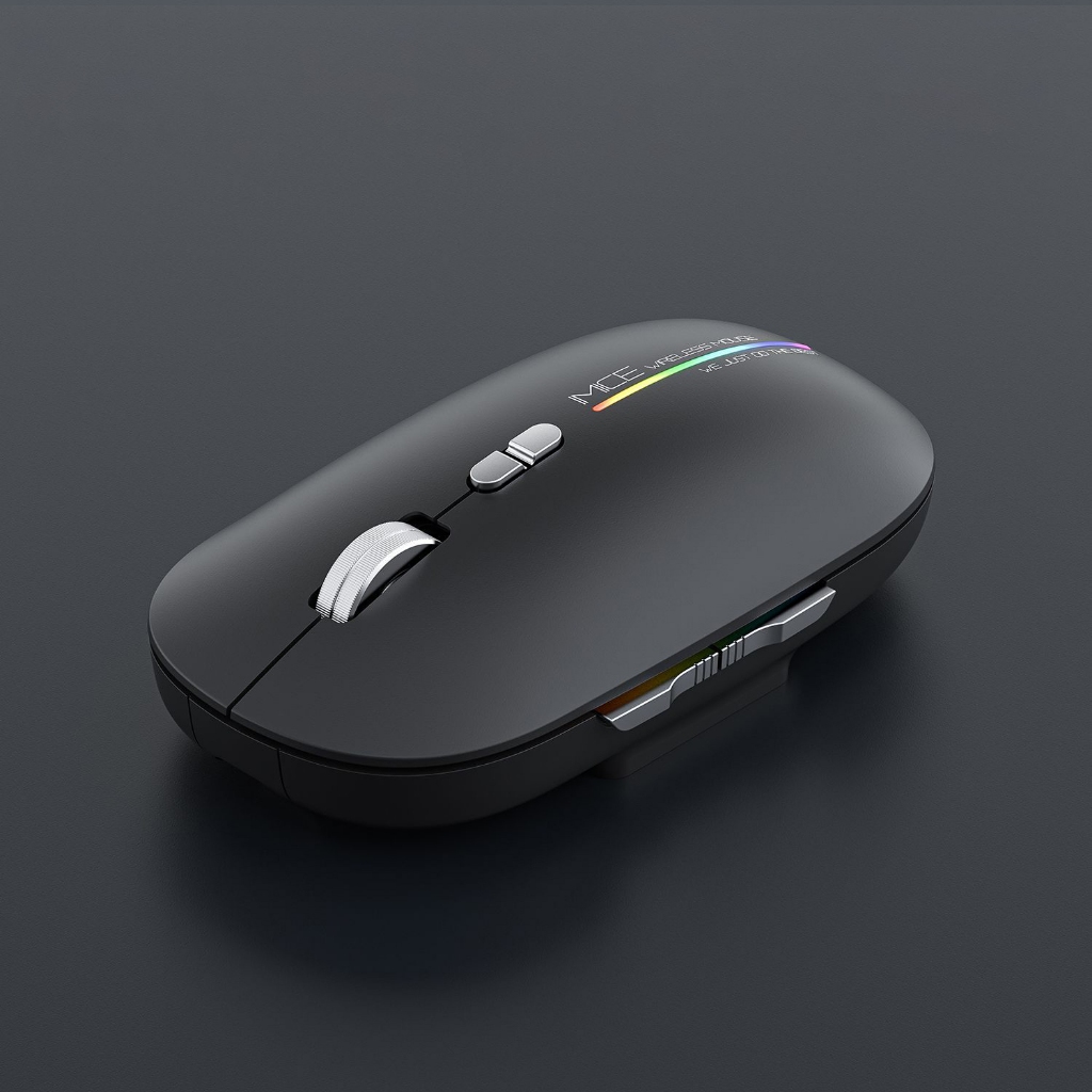 Chuột không dây bluetooth G901 sạc pin không tiếng click có chế độ kết ...