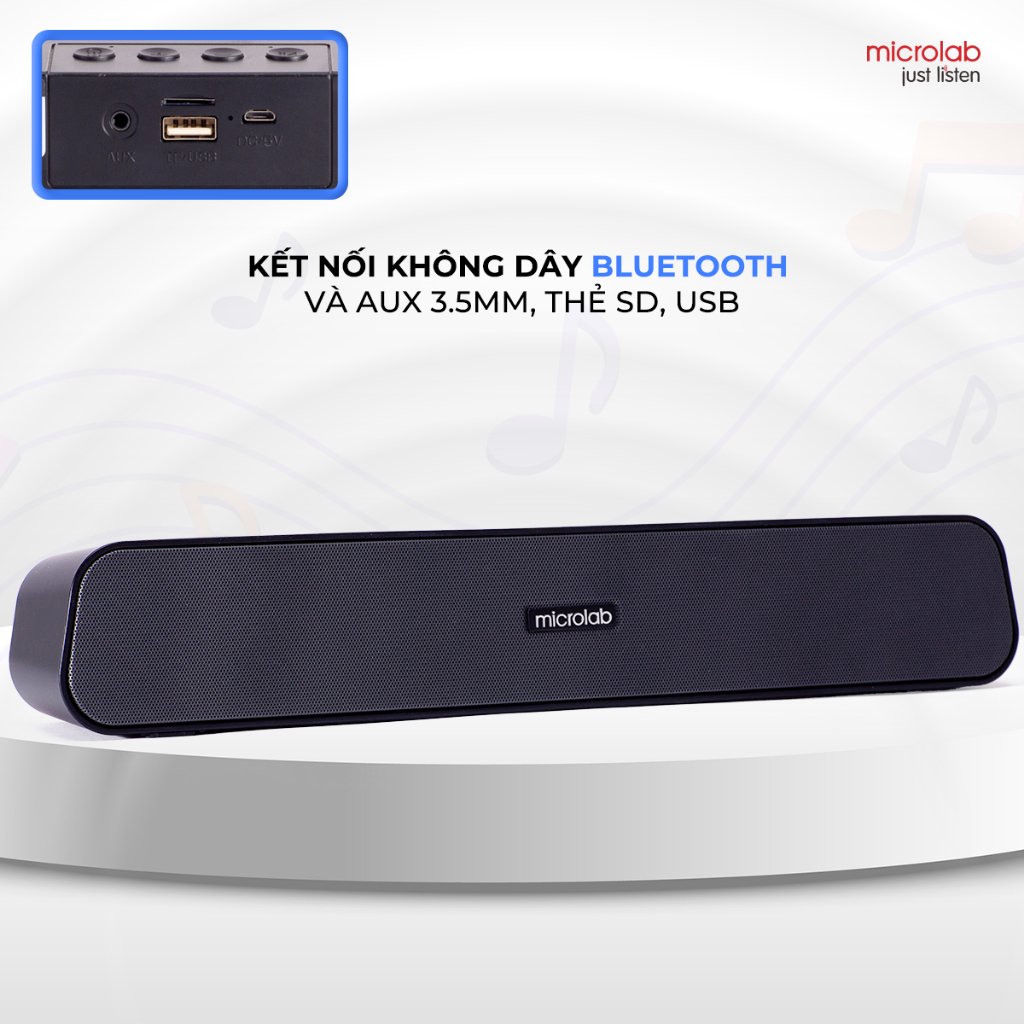 Loa Bluetooth Bass Mạnh MICROLAB MS210 2.0, 10W, Làm Việc, Chơi Game, Nghe Nhạc - Hàng Chính ...