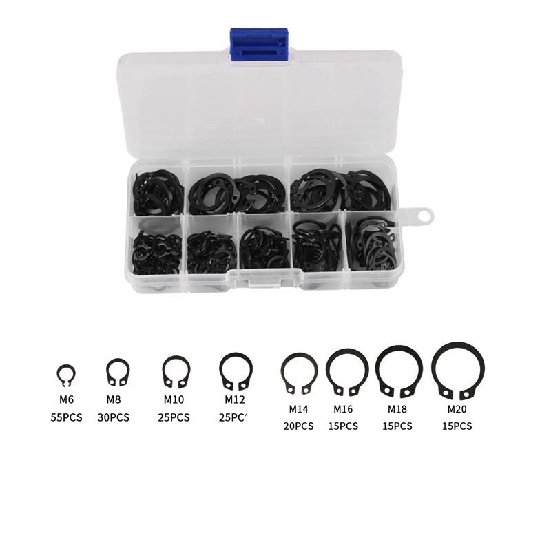Hộp 175/200 Phe Gài Trục M5 M8 M10 M12 M14 M16 M18 M20 M25, Phe Cài ...