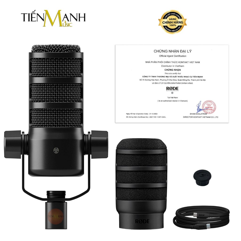 [Chính Hãng] Micro Rode Podmic USB - Mic Thu Âm Dynamic Pod Mic Podcast ...