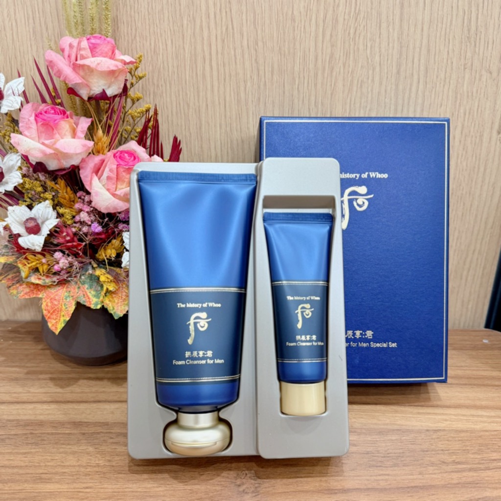 Set sữa rửa mặt dành cho nam giới Whoo Foam Clenaser For Men 200ml ...