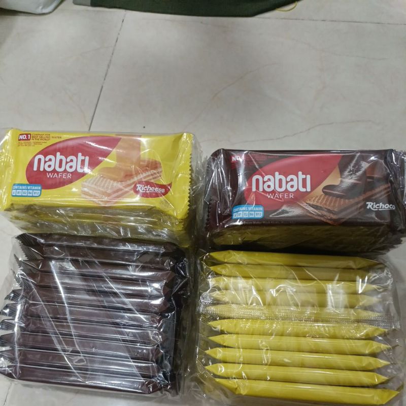 Bánh Nabati 2 mùi bọc 10 thanh gói 17g×10=170g | Shopee Việt Nam