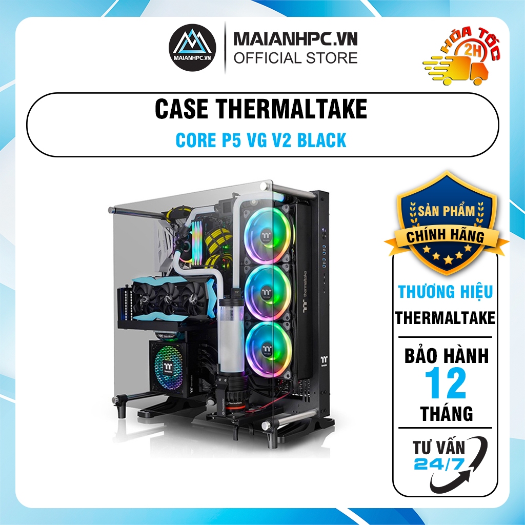Case vỏ máy tính Thermaltake P5 TG V2 Black Edition | Shopee Việt Nam