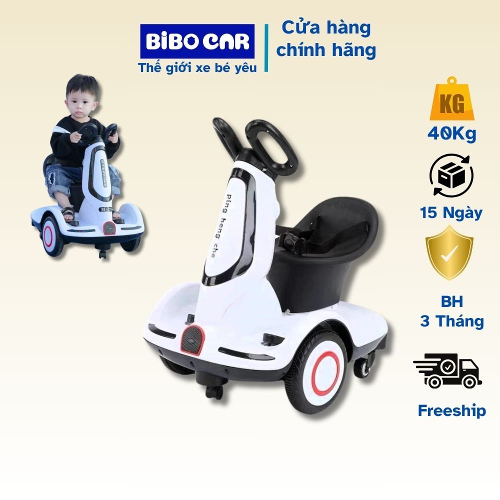 Xe Điện Xoay 360 Độ Có Điều Khiển Từ Xa Và Hai Chân Ga Bé Tự Lái Tải ...