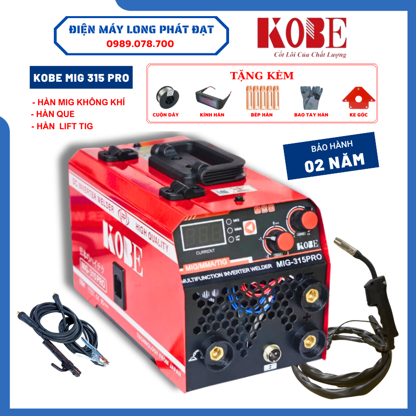 Máy Hàn MIG KOBE 315Pro 3 Chức Năng Chuyên Dùng Cho Gia Đình Và Thợ Mẫu ...