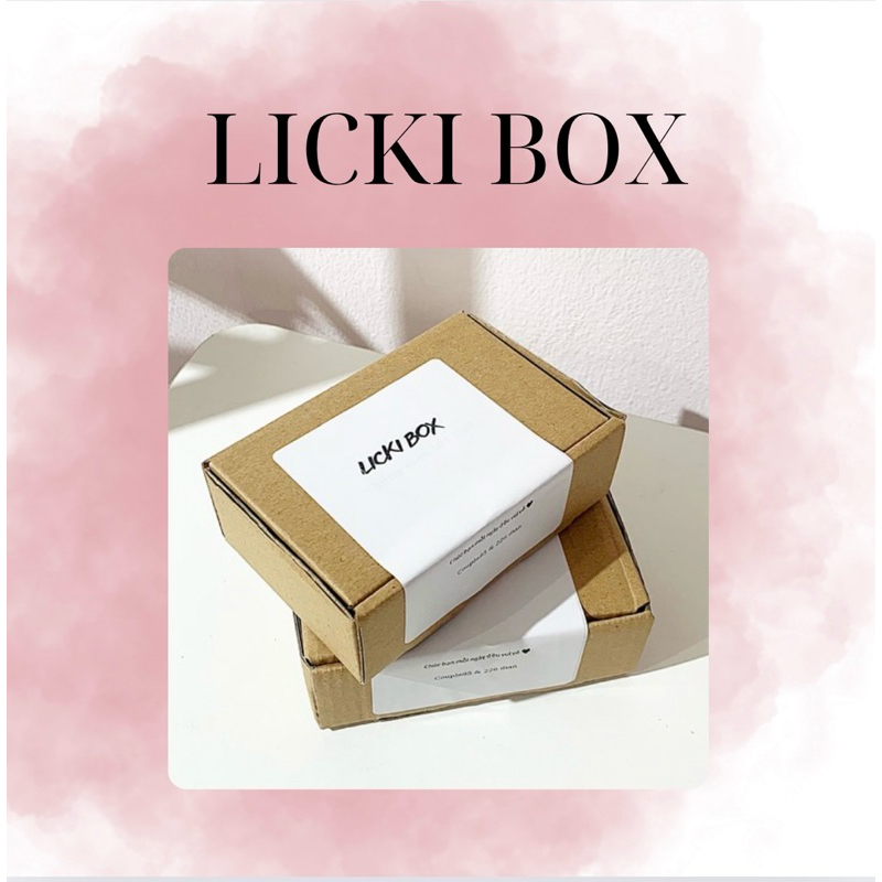 Hộp đựng quà nhân phẩm - LICKI BOX | Shopee Việt Nam