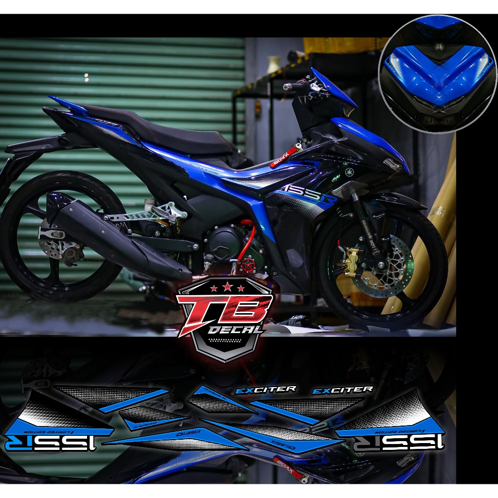 Tem Exciter 155 Full Đen mẫu mới MS0903 phối đủ màu | Shopee Việt Nam