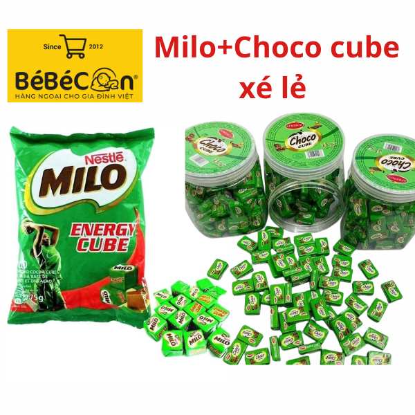[200 VIÊN] KẸO MILO CUBE + CHOCO CUBE chuẩn hàng ngon | Shopee Việt Nam
