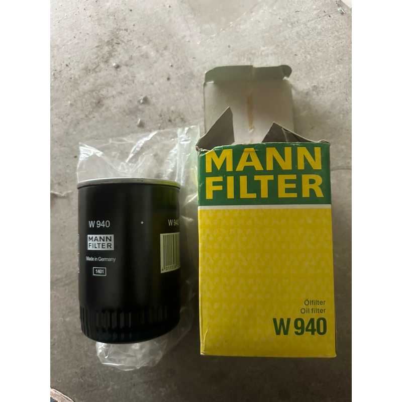 Lọc dầu (oil filter) Mann W940 dùng cho máy nén khí trục vít, lọc dầu ô tô, Xuất Xứ ĐỨC (Germany ...