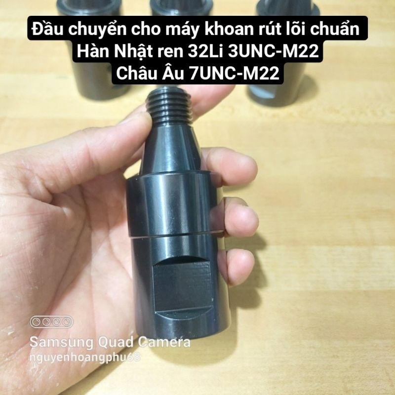Đầu Chuyển Ren Cho Máy Khoan Rút Lõi Bê Tông Sang Mũi Khoan Ren M22 ...