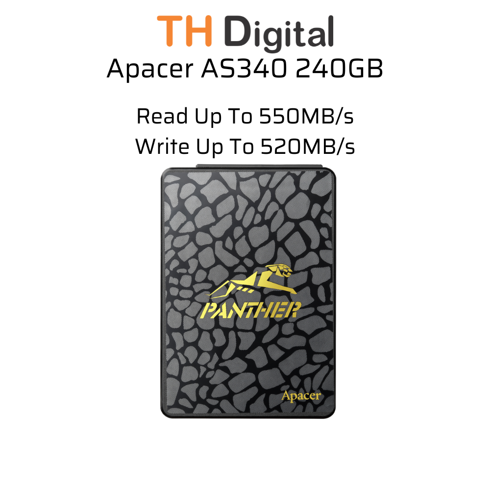 Ổ cứng SSD APACER AS340 240GB 2.5Inch Sata III AP240GAS340G-1 - Hàng ...