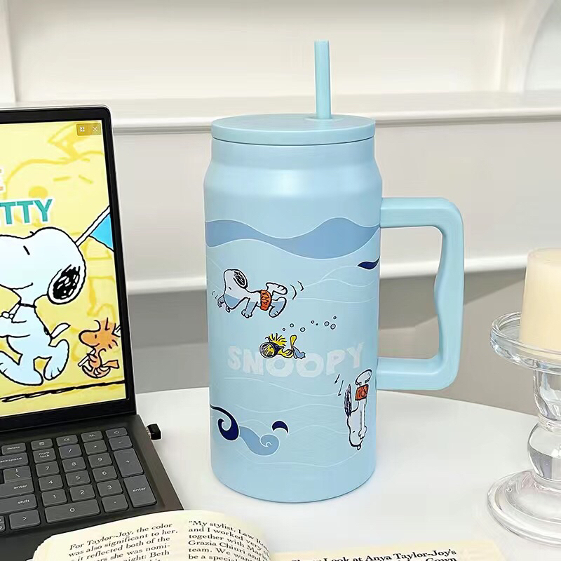 Ly giữ nhiệt cao cấp hoạ tiết snoopy 1500ml | Shopee Việt Nam