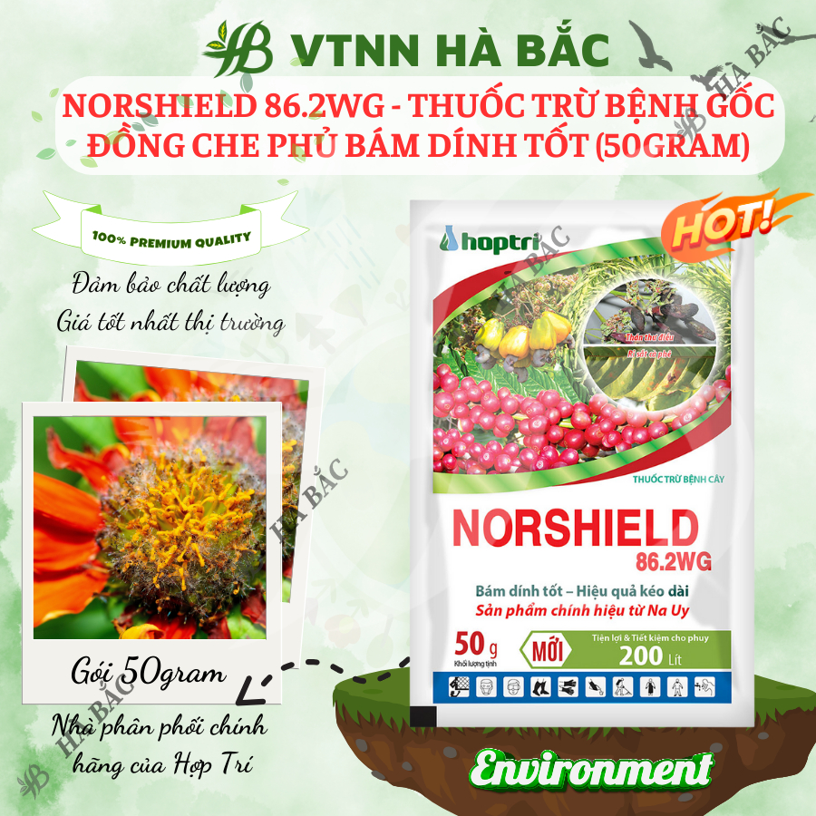 Chế Phẩm Xử Lí Benhh Gốc Đồng Norshield 86.2WG, Che Phủ Bám Dính Tốt ...