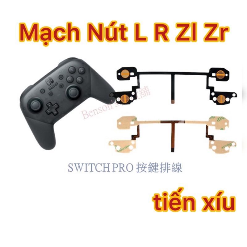 Mạch nút ZL ZR LR tay cầm Pro Nintendo Switch Controller flex cable ...