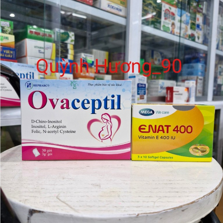 ( Tặng ENAT 400 ) OVACEPTIL hộp 30 gói giúp bổ sung dưỡng chất cho phụ ...