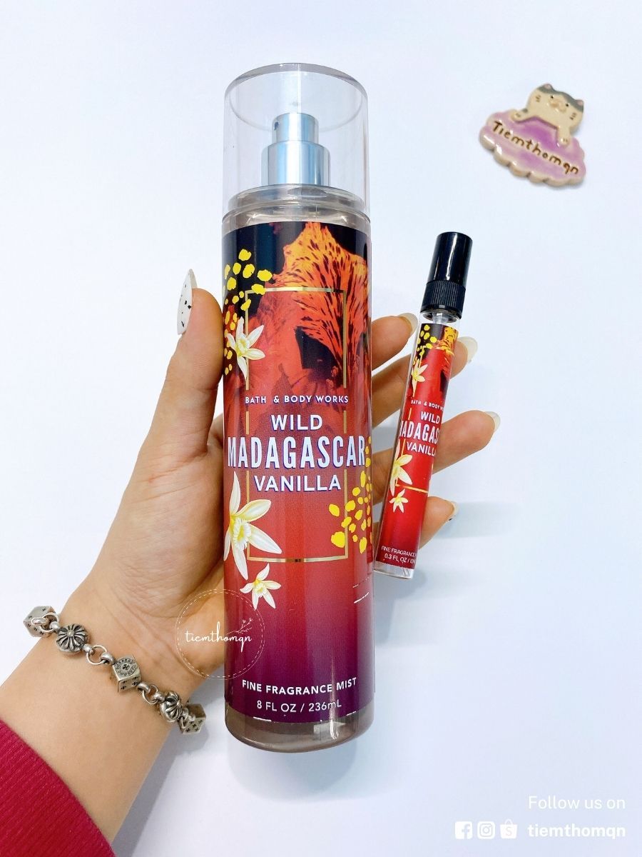 MÙI MỚI [Auth] Xịt Thơm Toàn Thân Body Mist Wild Madagascar Vanilla Bath & Body Works Mùi Hương ...
