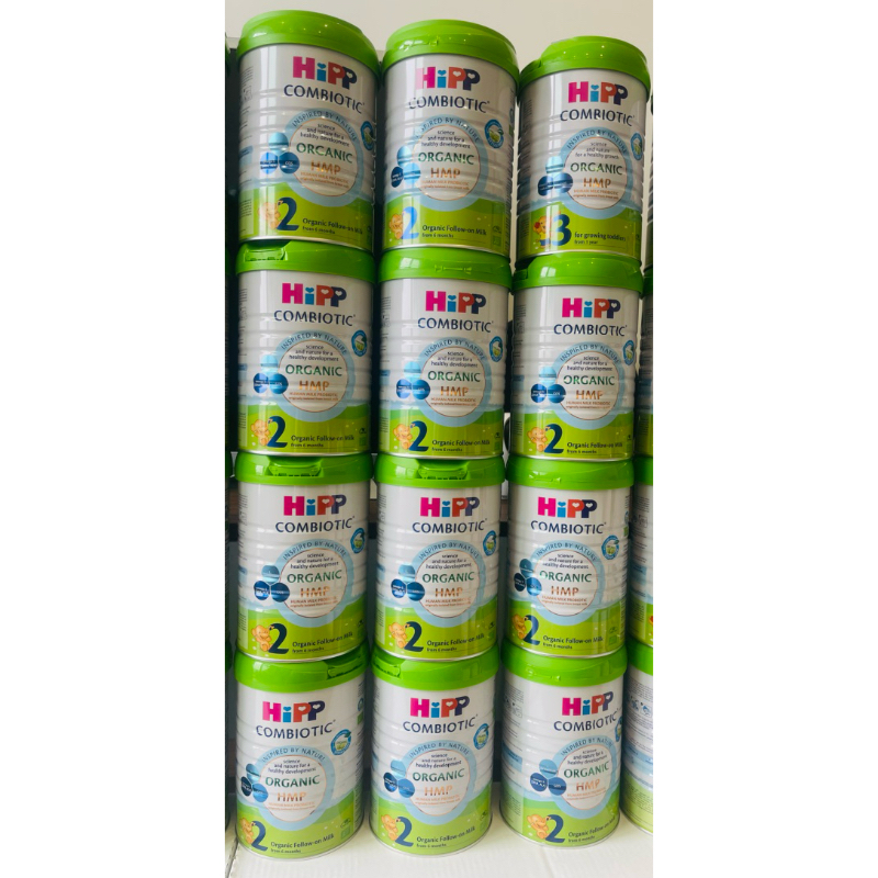 Sữa Bột Hipp 1.2.3 Sữa bột công thức HiPP 3 Organic Combiotic 800g hỗ trợ tiêu hóa và tăng chiều ...