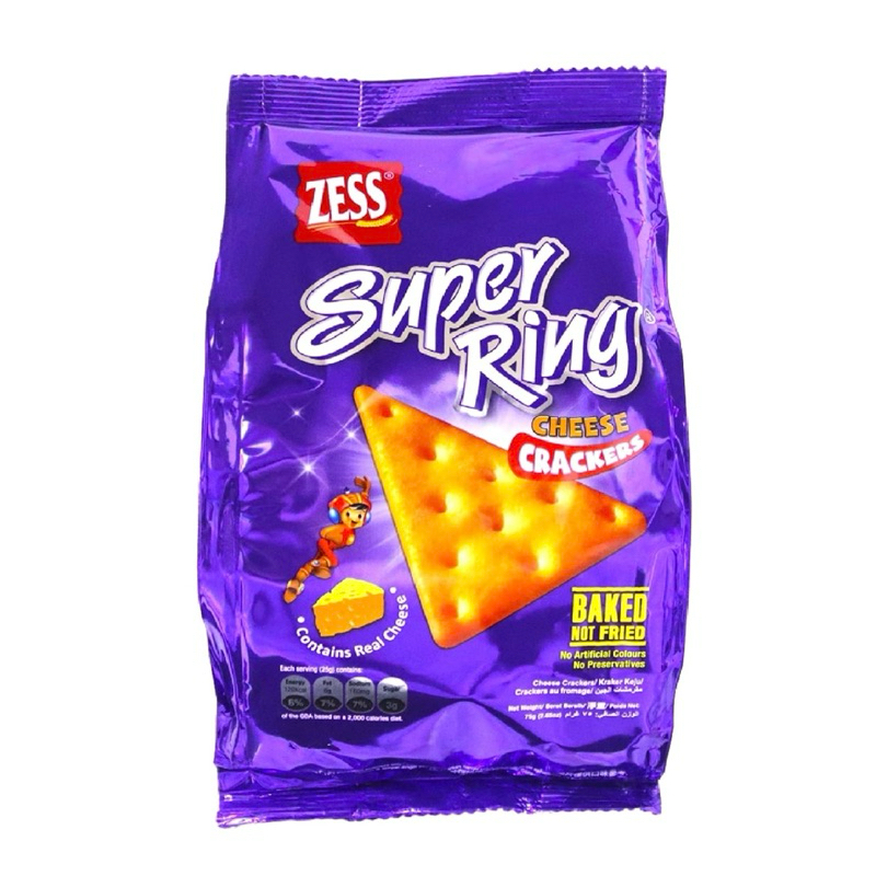 BÁNH QUY GIÒN PHOMAI SUPER RING CHEESE CRACKERS ZESS 75G | Shopee Việt Nam