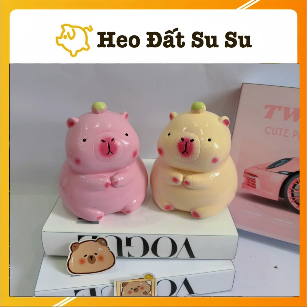 Heo đất Capybara size mini, heo đất tiết kiệm ống tiết kiệm tiền/ Heo Đất Su Su | Shopee Việt Nam