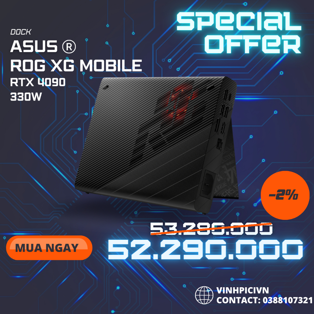 EGPU Asus ROG XG Mobile NVIDIA GeForce RTX 4090 Laptop GPU 16G GDDR6 ...
