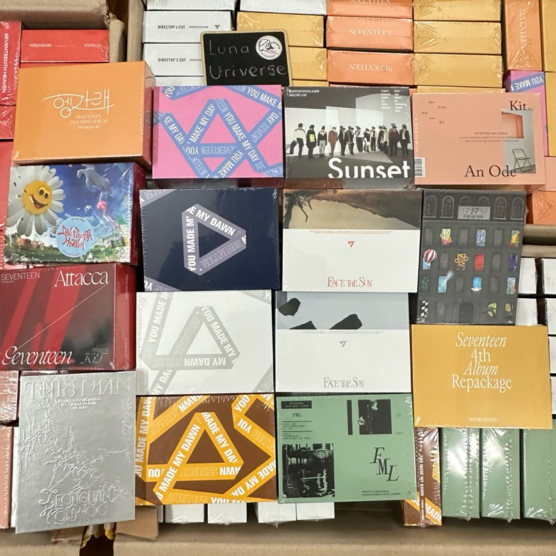 Bộ ảnh album SEVENTEEN - KiT ver các era nguyên seal chính hãng ...