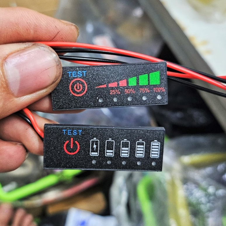 Mạch báo pin lithium 3s 12,6v nhiều mẫu Đẹp. Đồng hồ hiển thị phần trăm ...