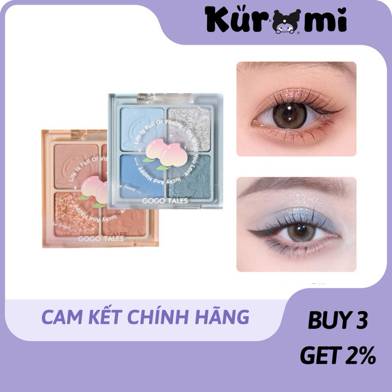 Bảng phấn mắt má 2 tầng kèm phấn má Gogotales Amoy Likes Blush GT426 ...
