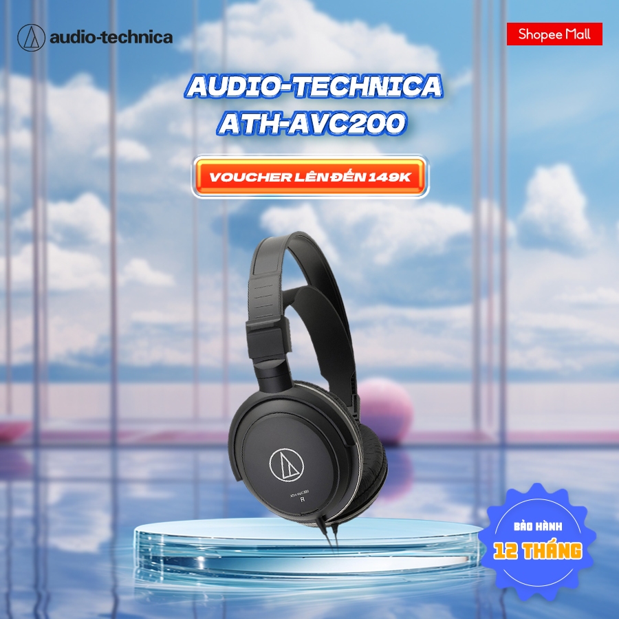 Tai Nghe Audio-Technica Professional Hifi ATH-AVC200 - Hàng Chính Hãng | Shopee Việt Nam