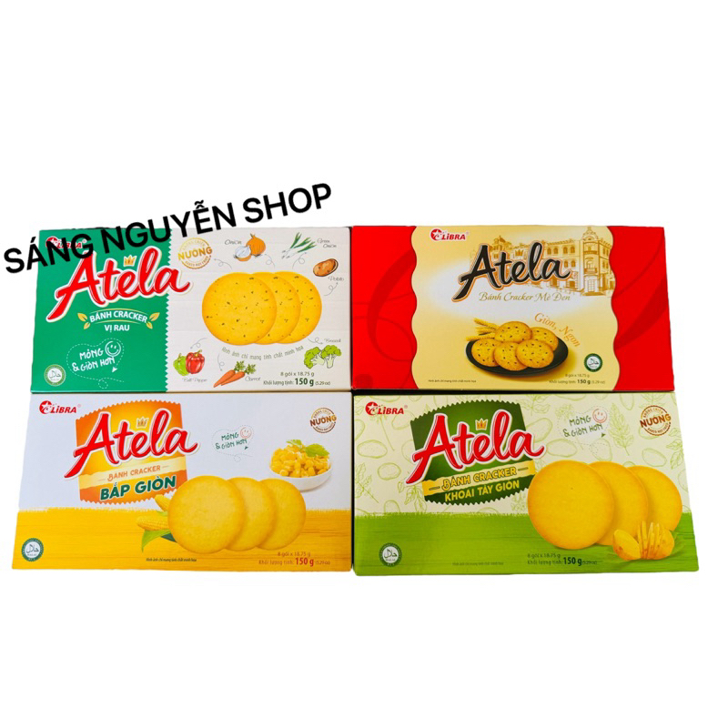 Bánh Quy Giòn Atela Libra Cracker Hộp 150Gr | Shopee Việt Nam