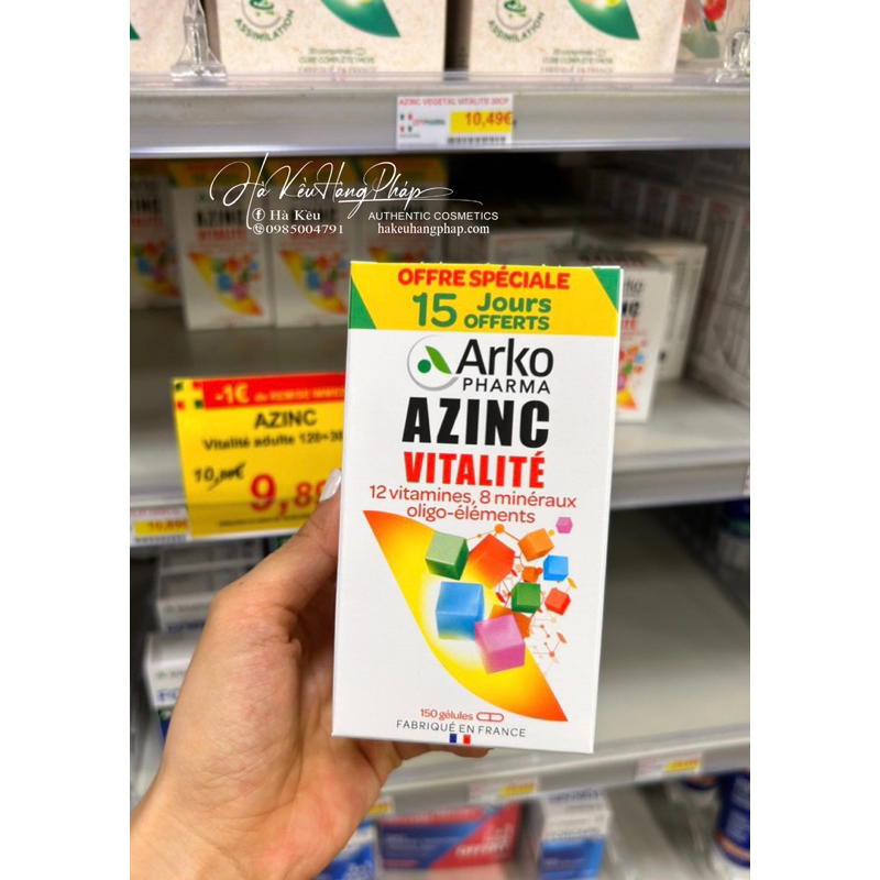 Vitamin tổng hợp AzinC Vitalite Pháp | Shopee Việt Nam