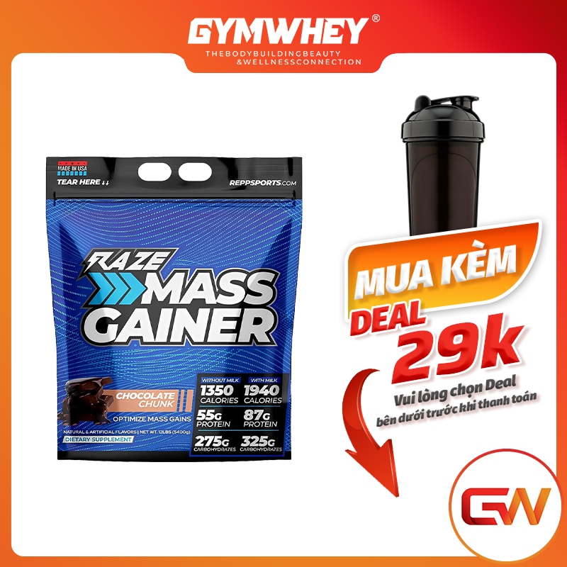 [CHÍNH HÃNG] RAZE MASS GAINER 12LBS 5.4KG | Sữa Tăng Cân, Tăng Cơ Nhanh ...