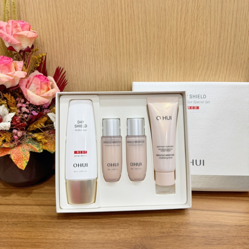 Set Kem chống nắng Ohui Day Shield Perfect Sun BLACK , RED 4sp mẫu mới ...