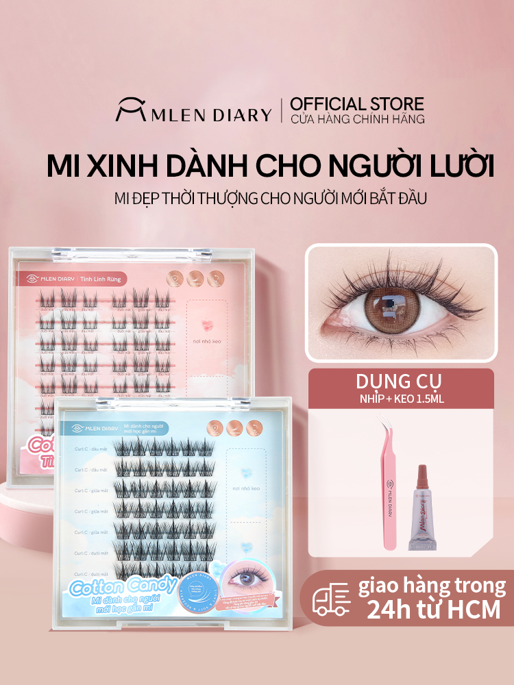 Mi Giả FLASH EYELASH DIY MLEN DIARY CHÍNH HÃNG Dễ Sử Dụng, Tạo Hiệu Ứng ...
